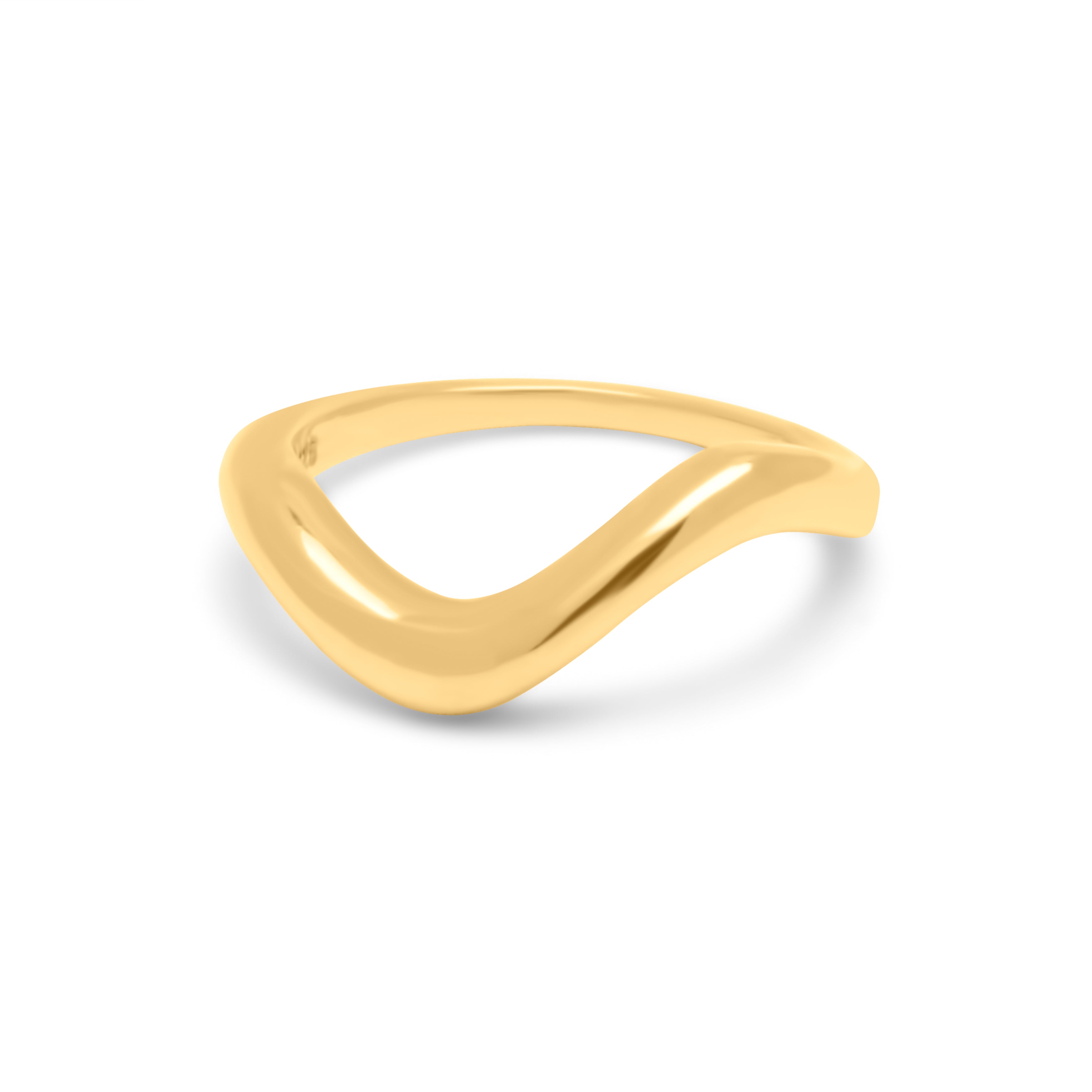 Curvet Ring - Gold Plated – La Vie Jewelry
